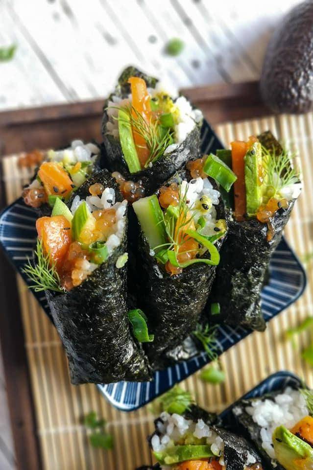 Vegane Temaki-Sushi Rezept | Happy Plates