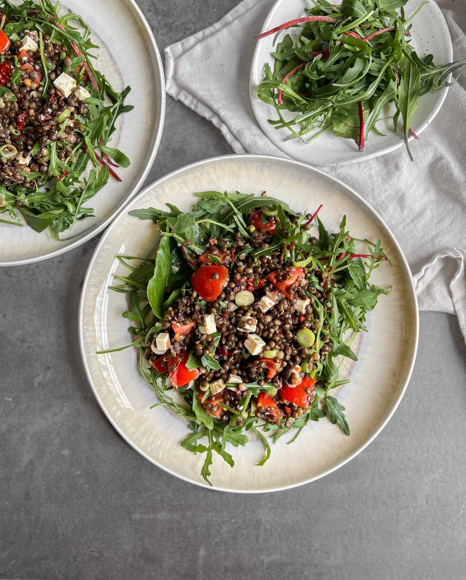 Beluga Linsen Salat Rezept | Happy Plates